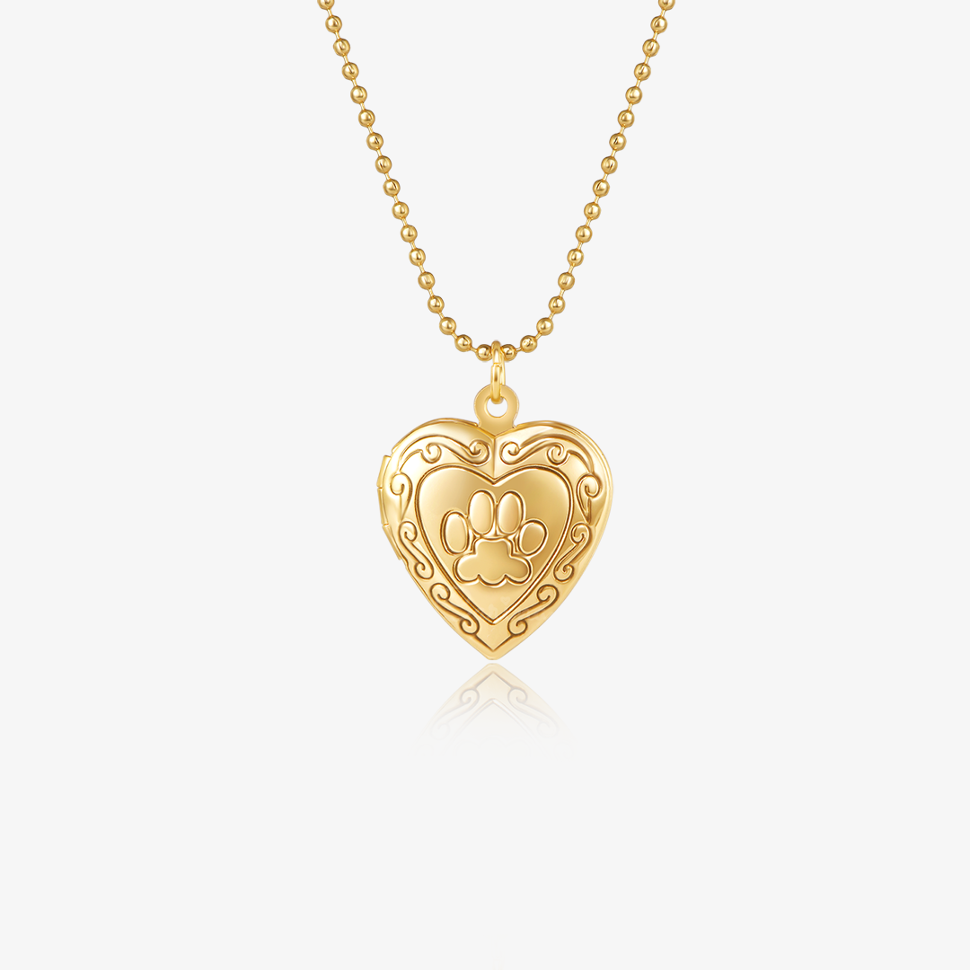 Pet Heart Locket Necklace | CARINA – Carina